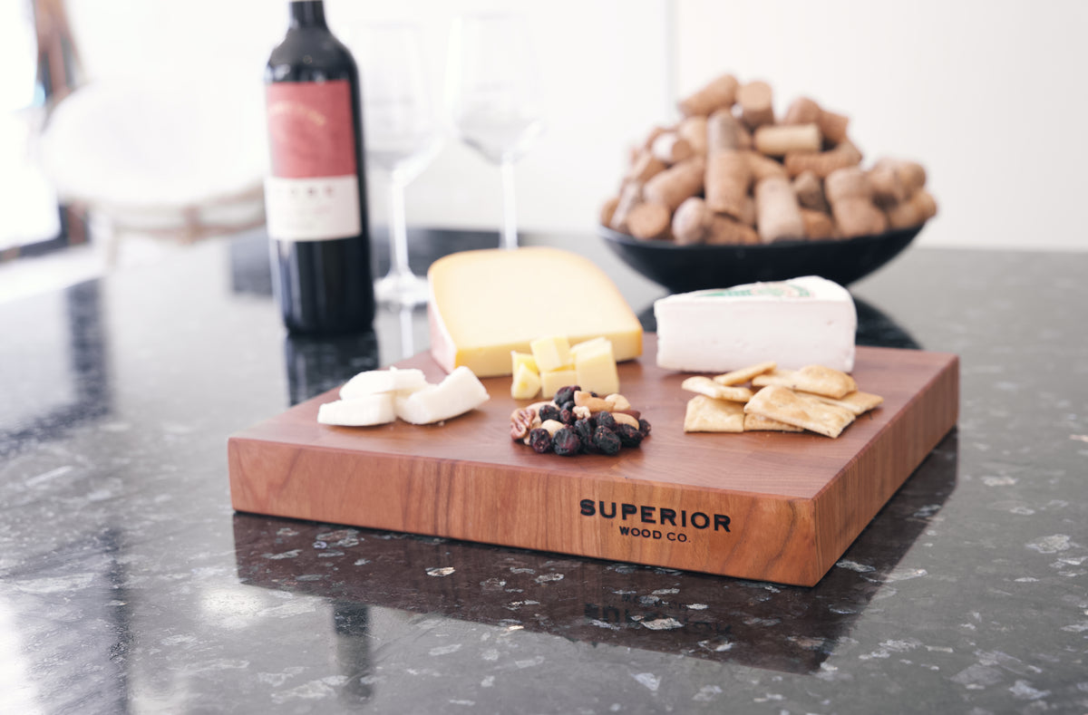 Handmade Cherry End Grain Cutting Board | Made in Michigan – Superior ...